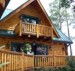 Northern White Cedar Round Rustic Railing